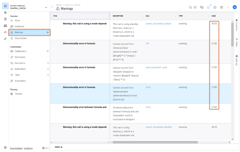 Warnings | Altium 365 Technical Documentation